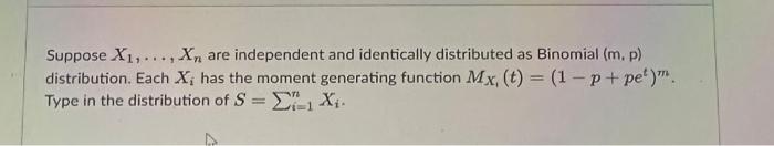 Solved Suppose X1,…,Xn are independent and identically | Chegg.com