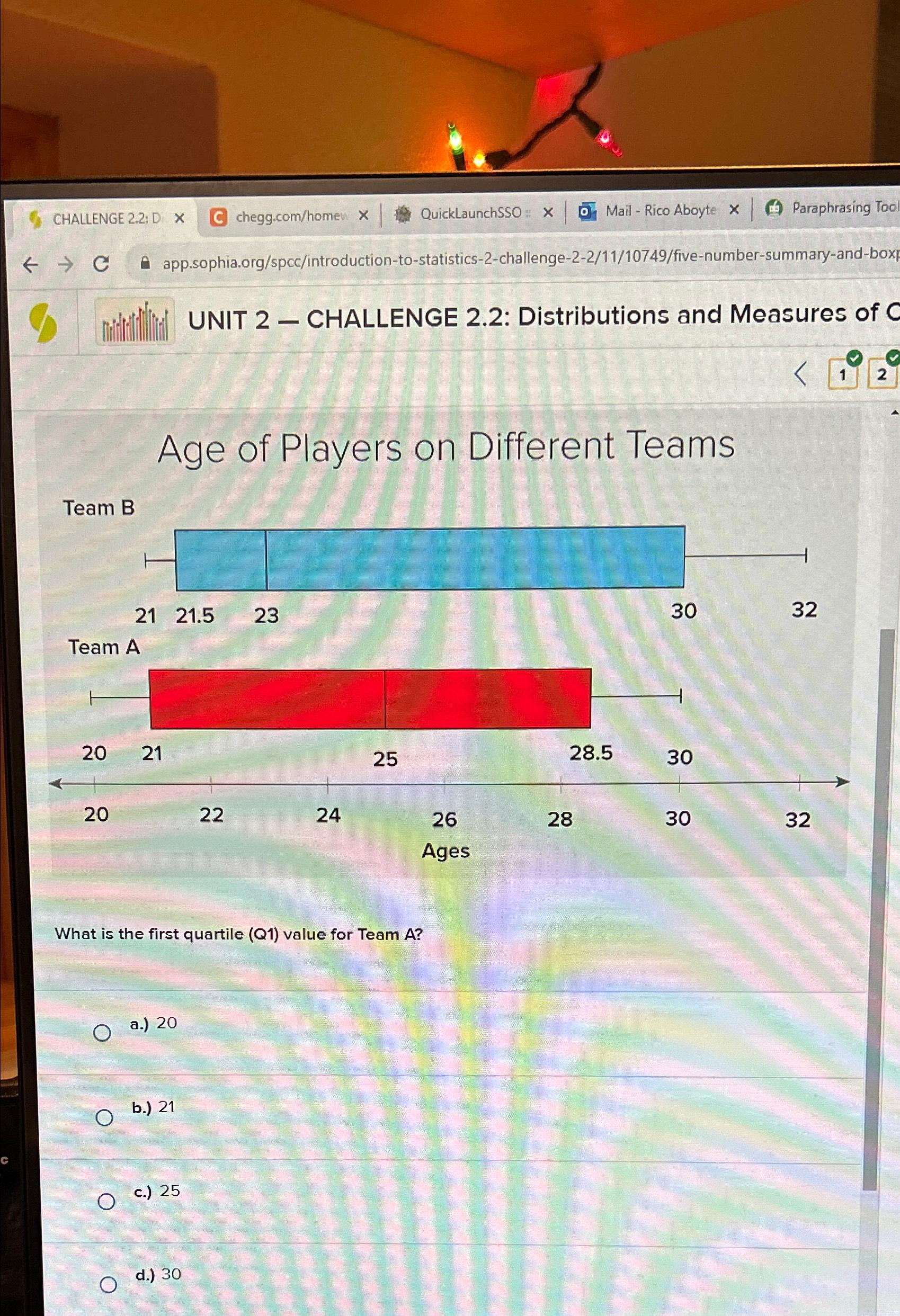 Solved UNIT 2 - ﻿CHALLENGE 2.2: Distributions and Measures | Chegg.com