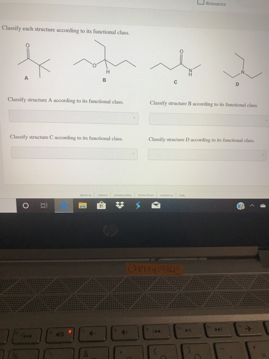 Solved Resources Classify each structure according to its | Chegg.com