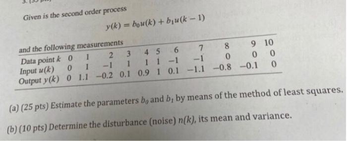 Solved Given is the second order process | Chegg.com