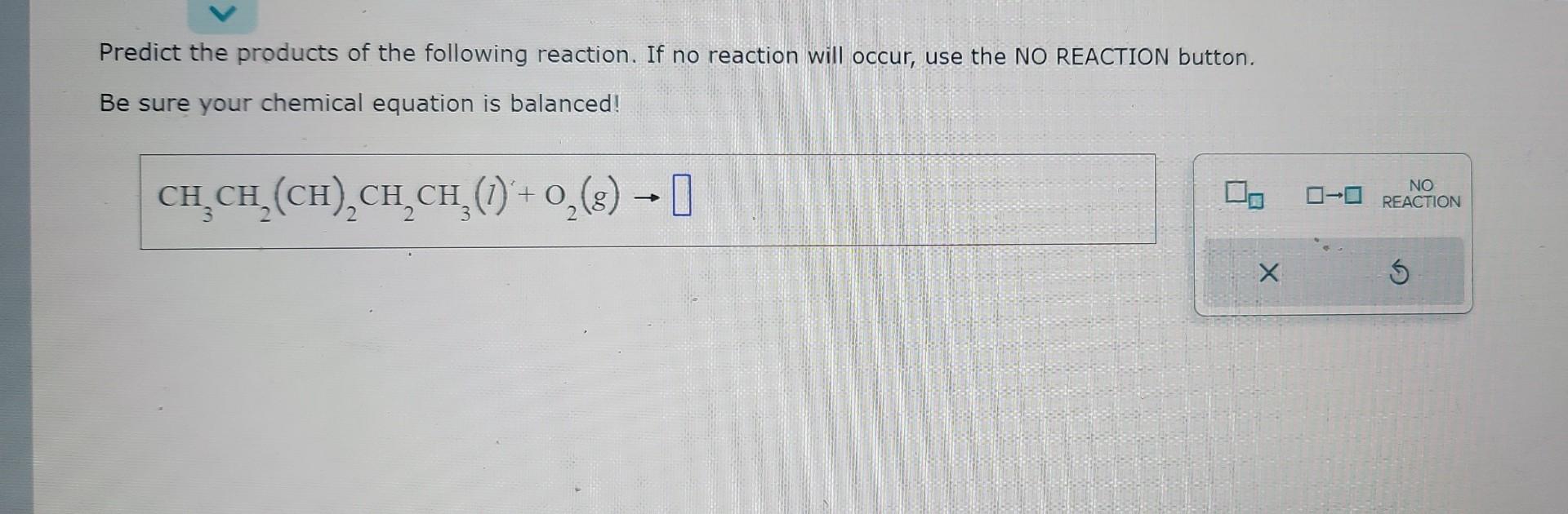 Solved Predict The Products Of The Following Reaction If No