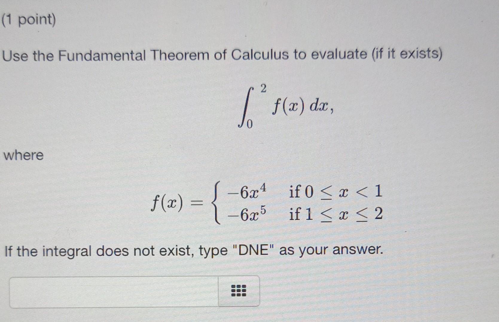 Solved Use the Fundamental Theorem of Calculus to evaluate | Chegg.com