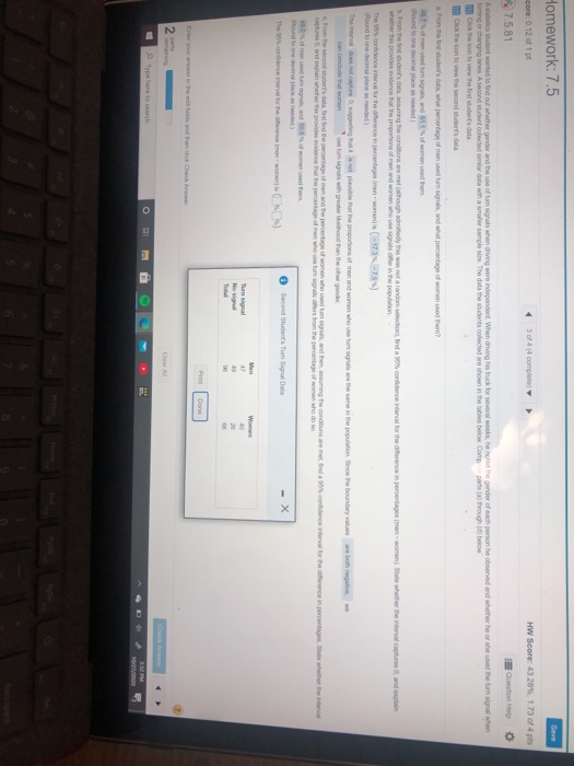 Solved Homework: 7.5 Save core: 0.12 of 1 pt 3 of 4 complete | Chegg.com