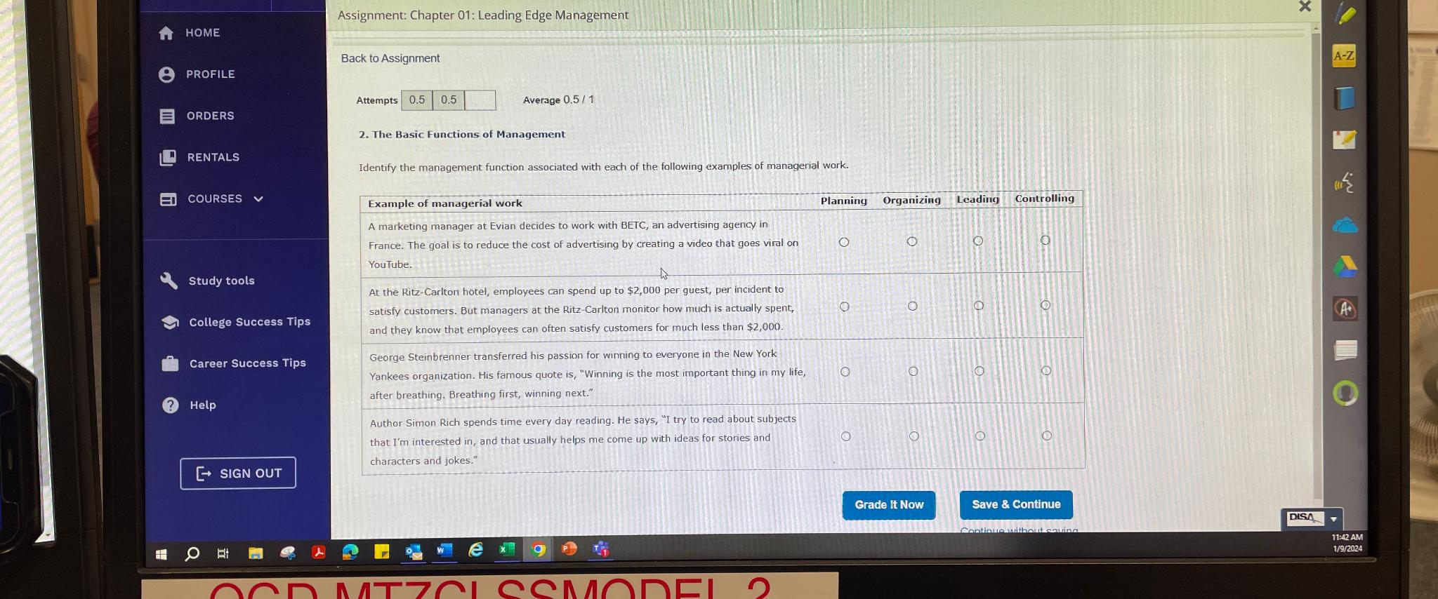 Solved Assignment: Chapter 01: Leading Edge | Chegg.com
