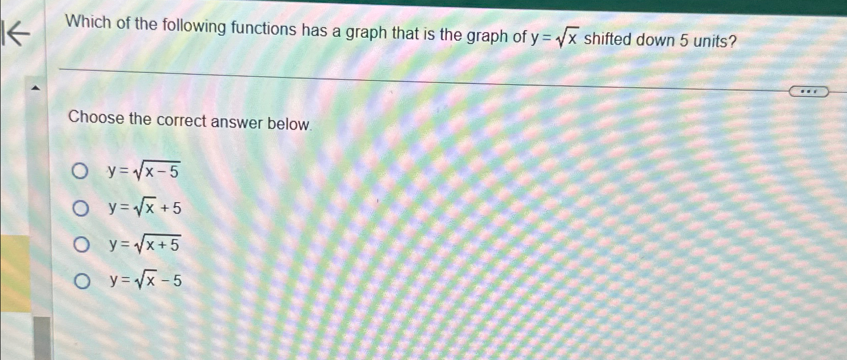 Solved Which of the following functions has a graph that is | Chegg.com