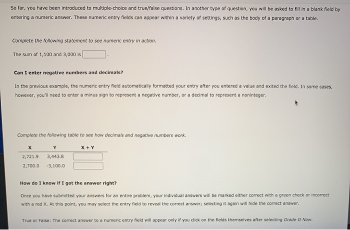 Solved So far, you have been introduced to multiple-choice | Chegg.com