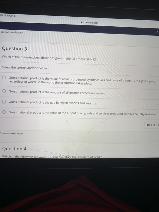 Solved M Sat Oct 5 a knewton.com Content attribution | Chegg.com