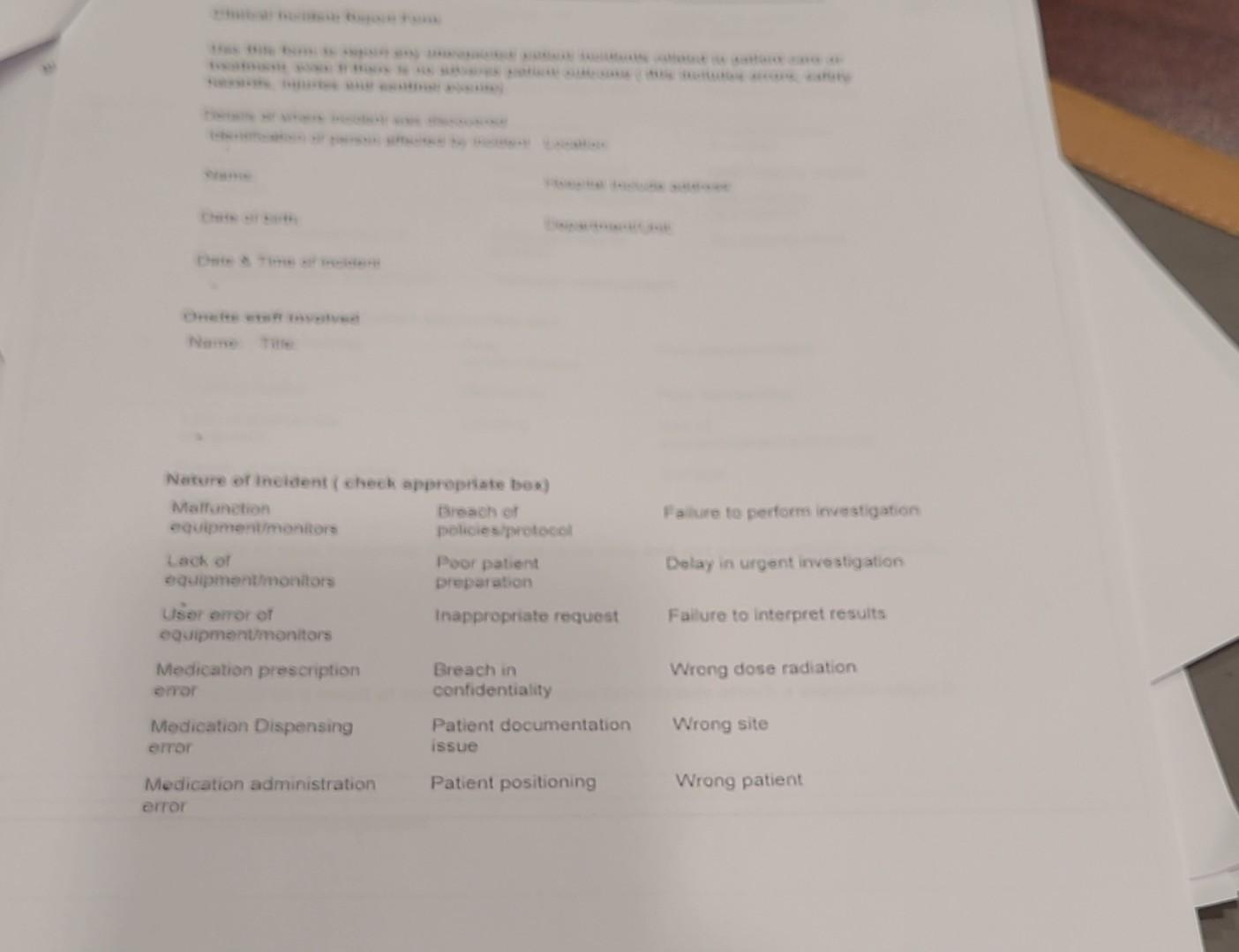 Solved Clinicel incident retert scenteris out his IV twise. | Chegg.com