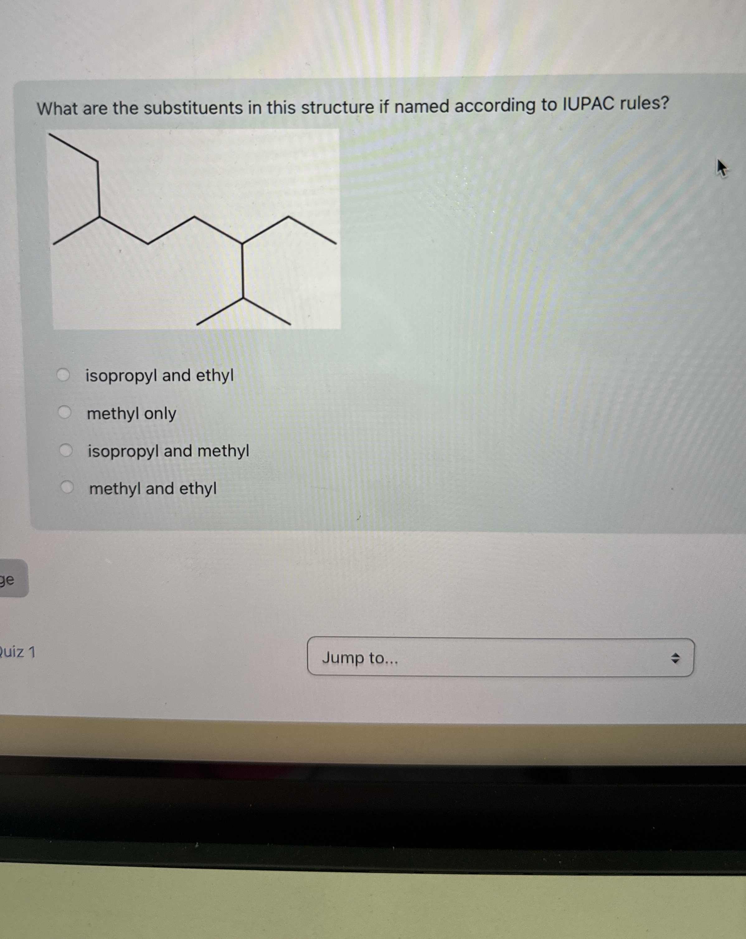 Solved What are the substituents in this structure if named | Chegg.com