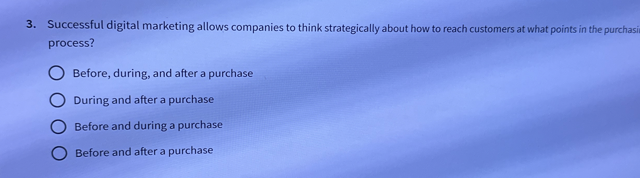 Solved Successful digital marketing allows companies to | Chegg.com