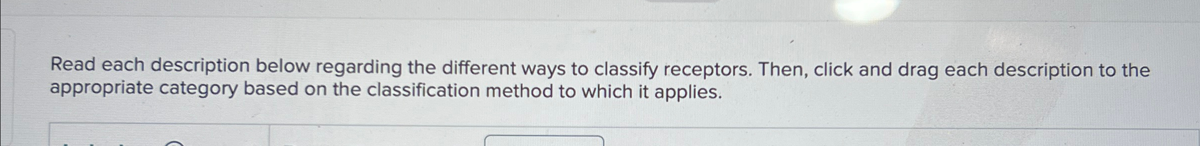 Solved Read each description below regarding the different | Chegg.com