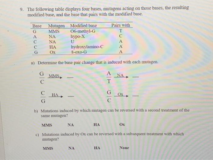 Solved Please explain why the answer for part B is NA and | Chegg.com