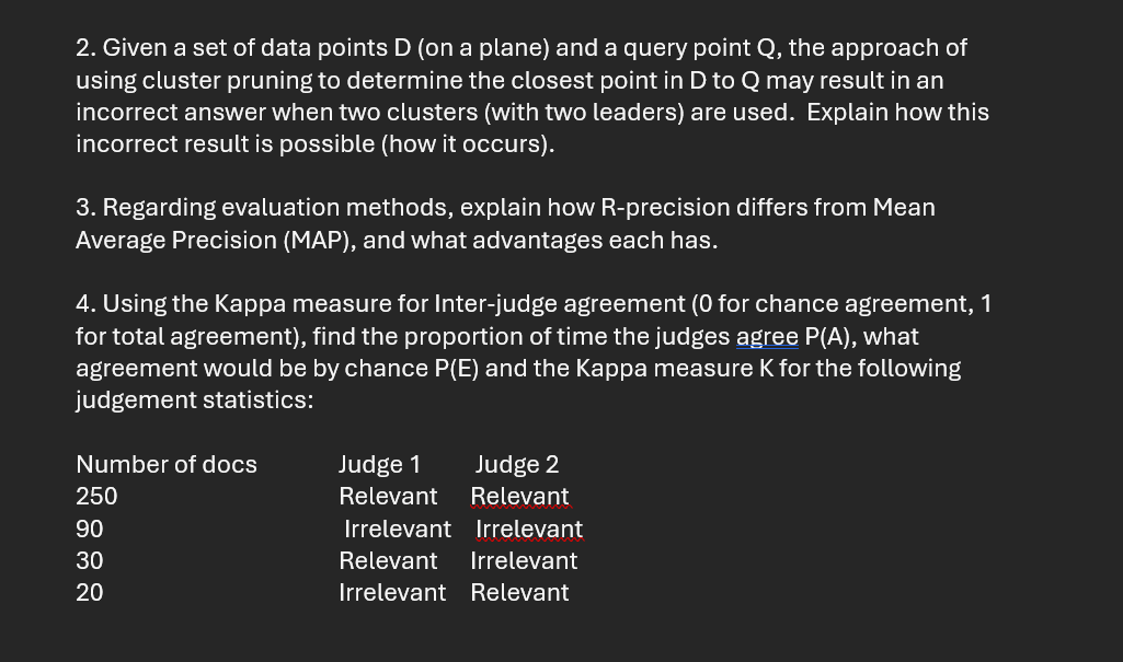 Solved .When representing documents (and queries) ﻿as | Chegg.com