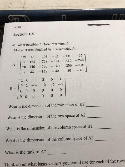 Solved Section 3.4 #1 Points possible: 3. Total attempts: 0 | Chegg.com