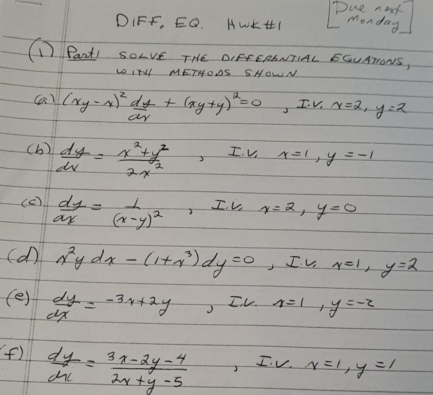 Solved methods shown are separation, integration, partial | Chegg.com