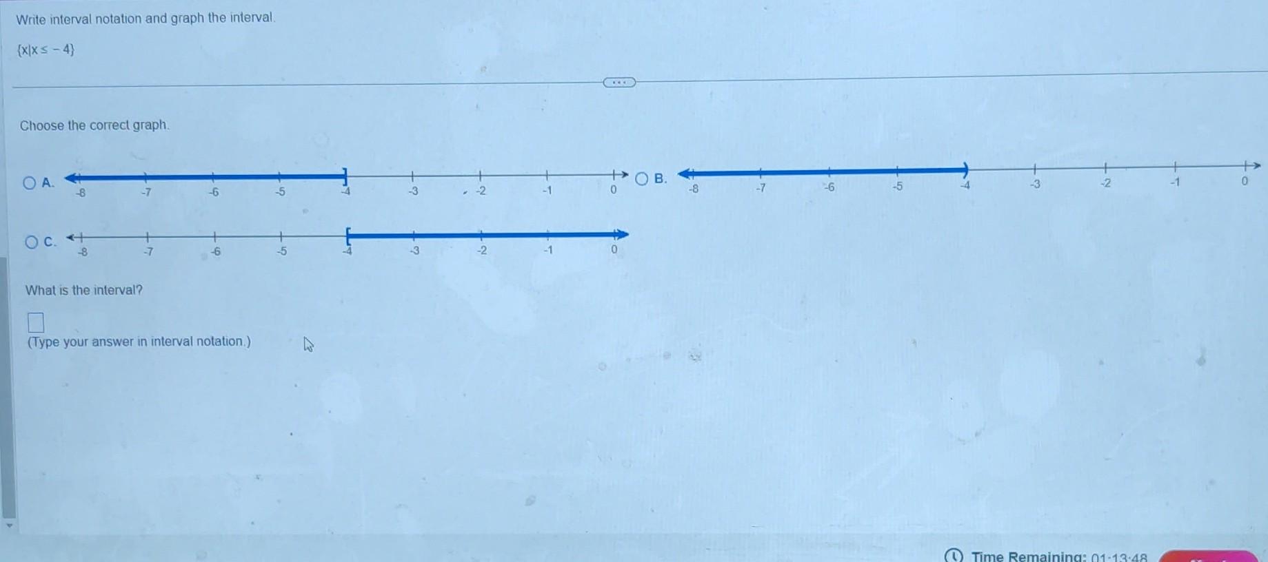 Solved Write Interval Notation And Graph The Interval. 