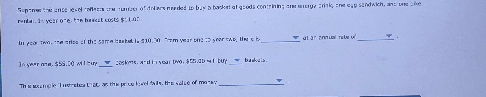 Solved Suppose the price level reflects the number of | Chegg.com