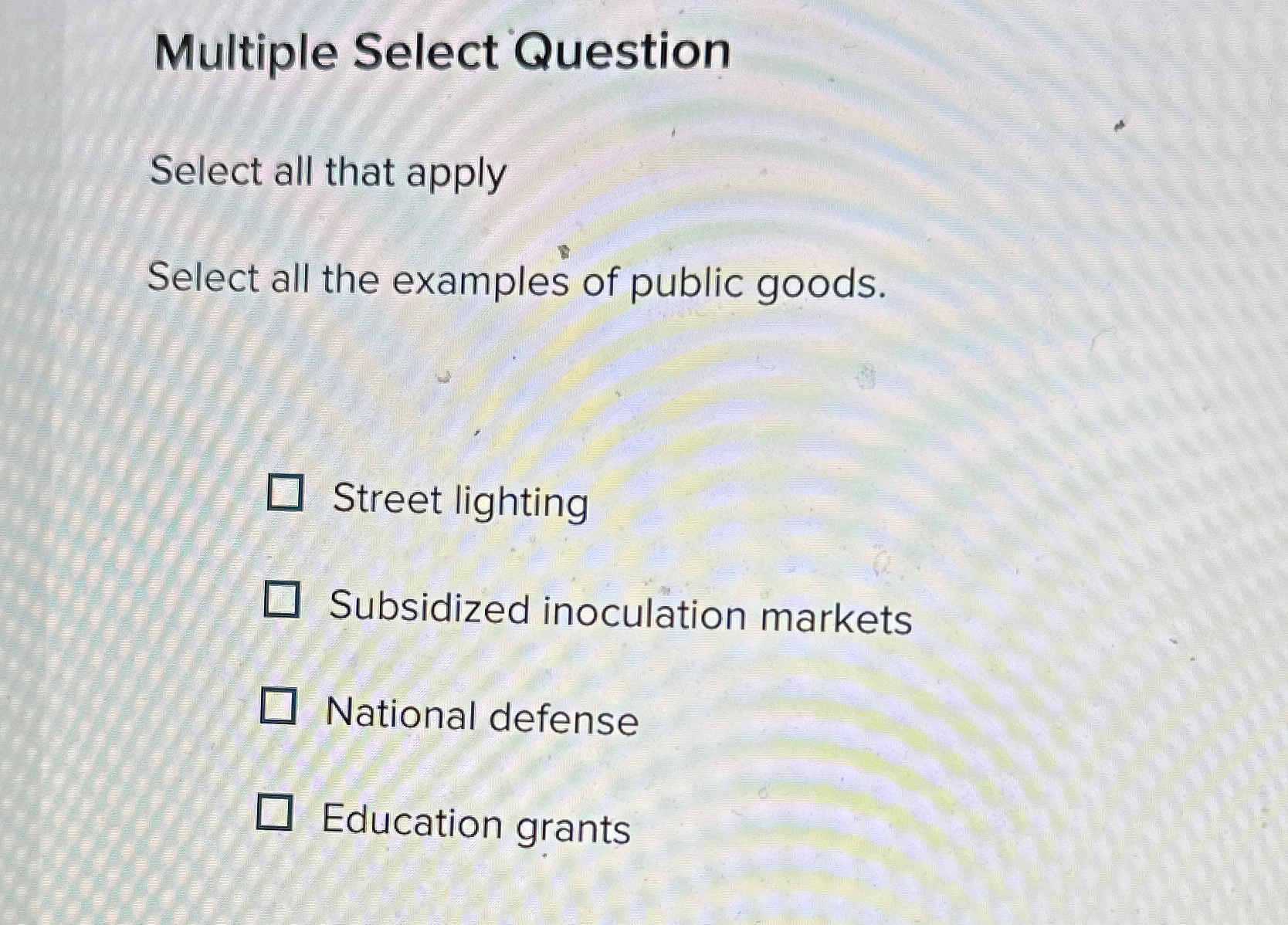 Solved Multiple Select QuestionSelect all that applySelect | Chegg.com