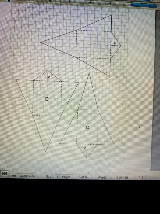 Assignment: Volume of a Pyramid Investigation | Chegg.com
