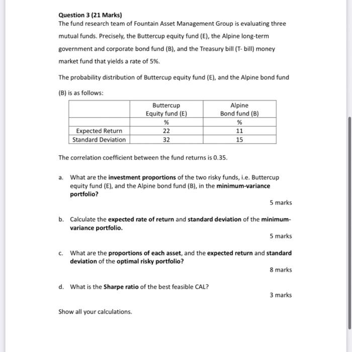 Solved Given the following Utility function: U=E(r)−1/2Aσ2 | Chegg.com
