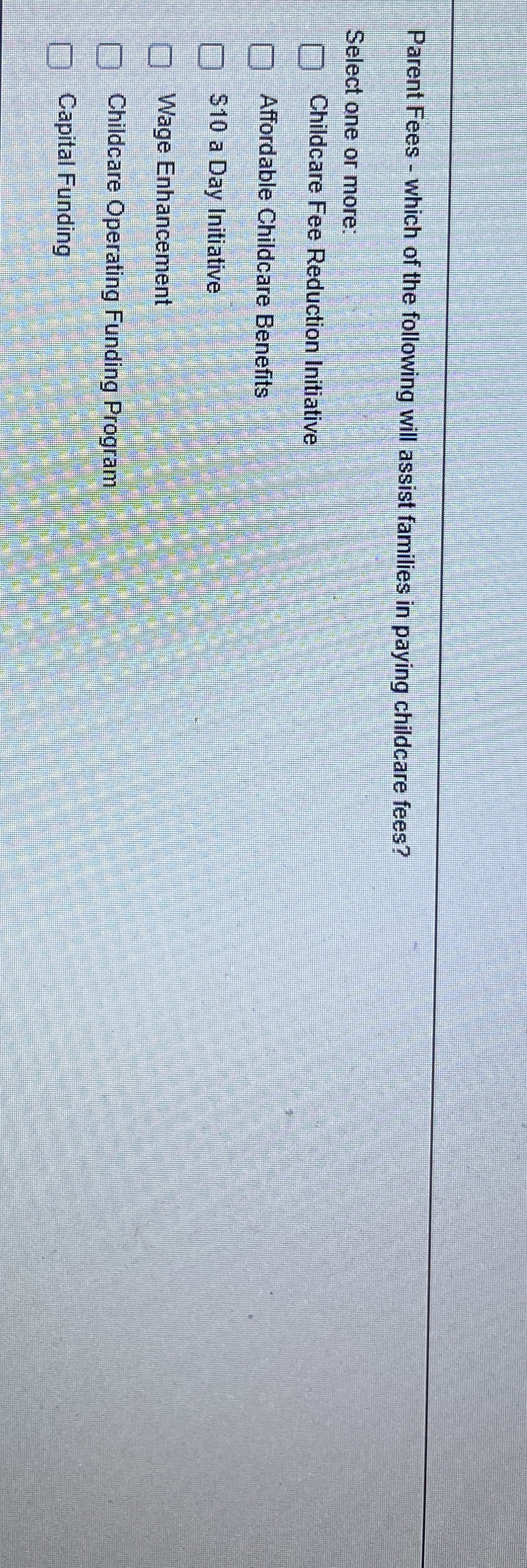 Solved Parent Fees - ﻿which of the following will assist | Chegg.com