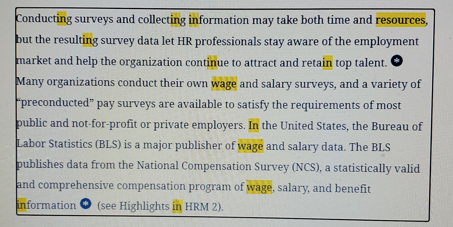 Solved Conducting surveys and collecting information may | Chegg.com