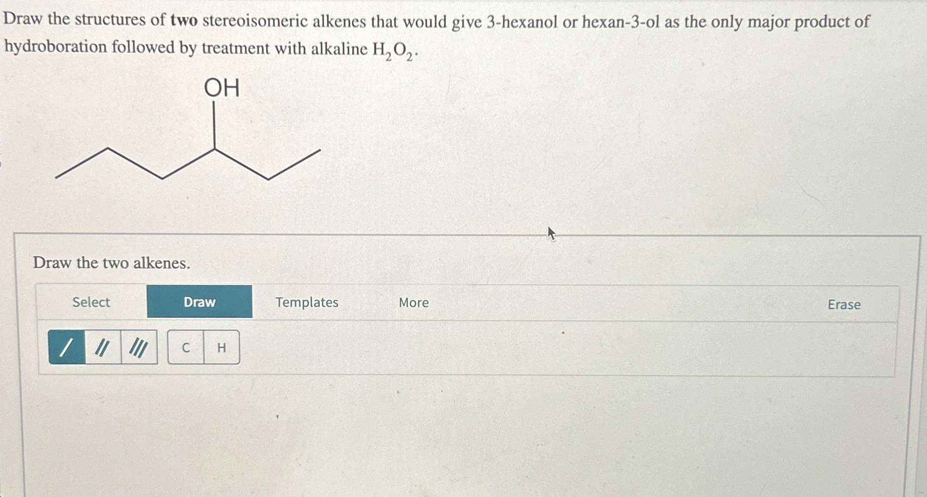 Solved Draw the structures of two stereoisomeric alkenes | Chegg.com