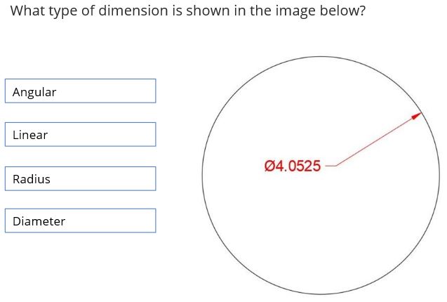 Solved What type of dimension is shown in the image below? | Chegg.com