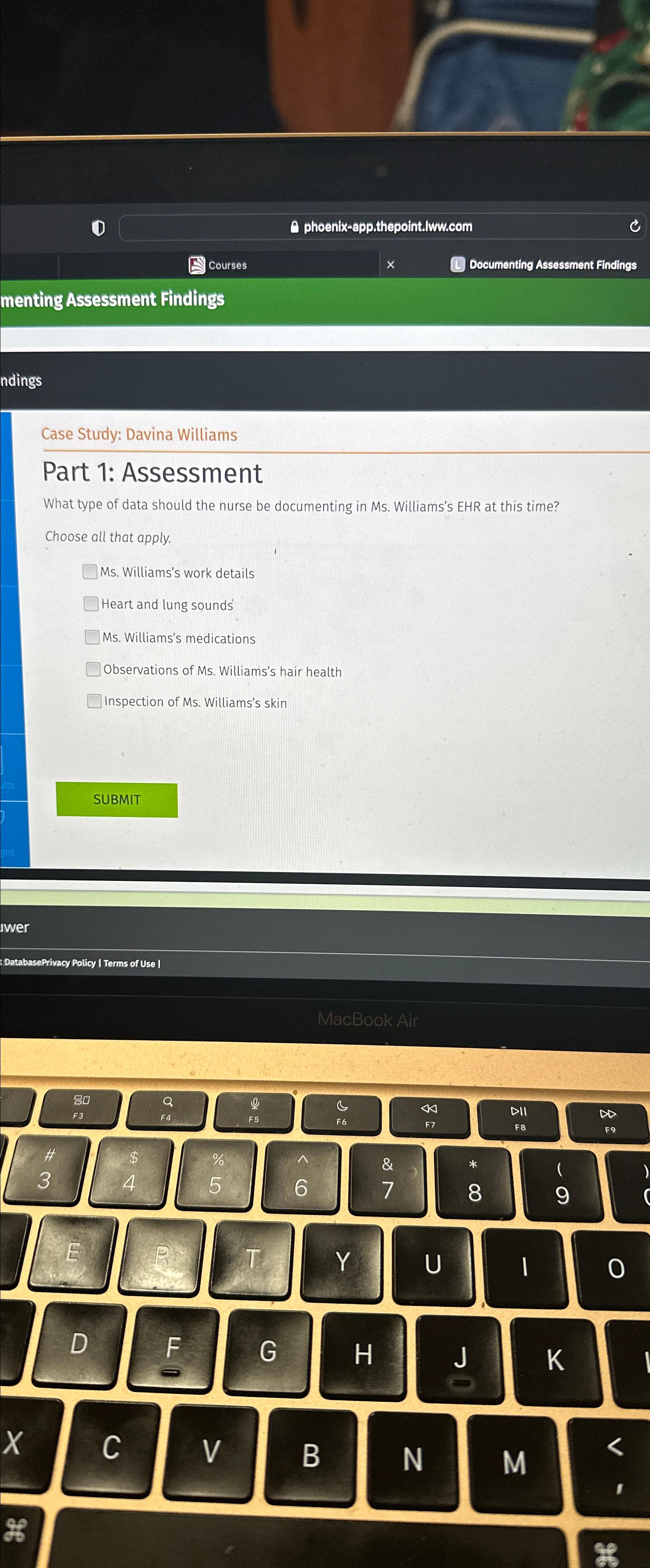 Solved (1)phoenix-app.thepoint.iww.comCourses×Documenting | Chegg.com