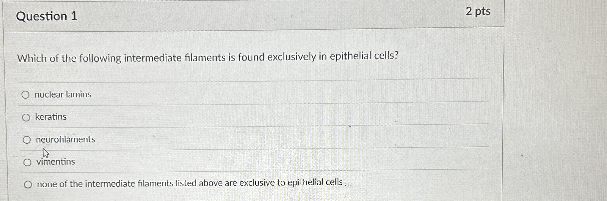 Solved Question 12 ﻿ptsWhich of the following intermediate | Chegg.com