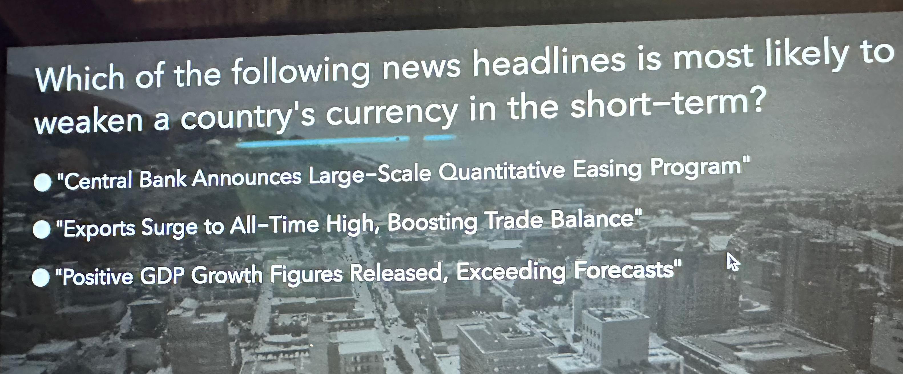 Solved Which of the following news headlines is most likely | Chegg.com