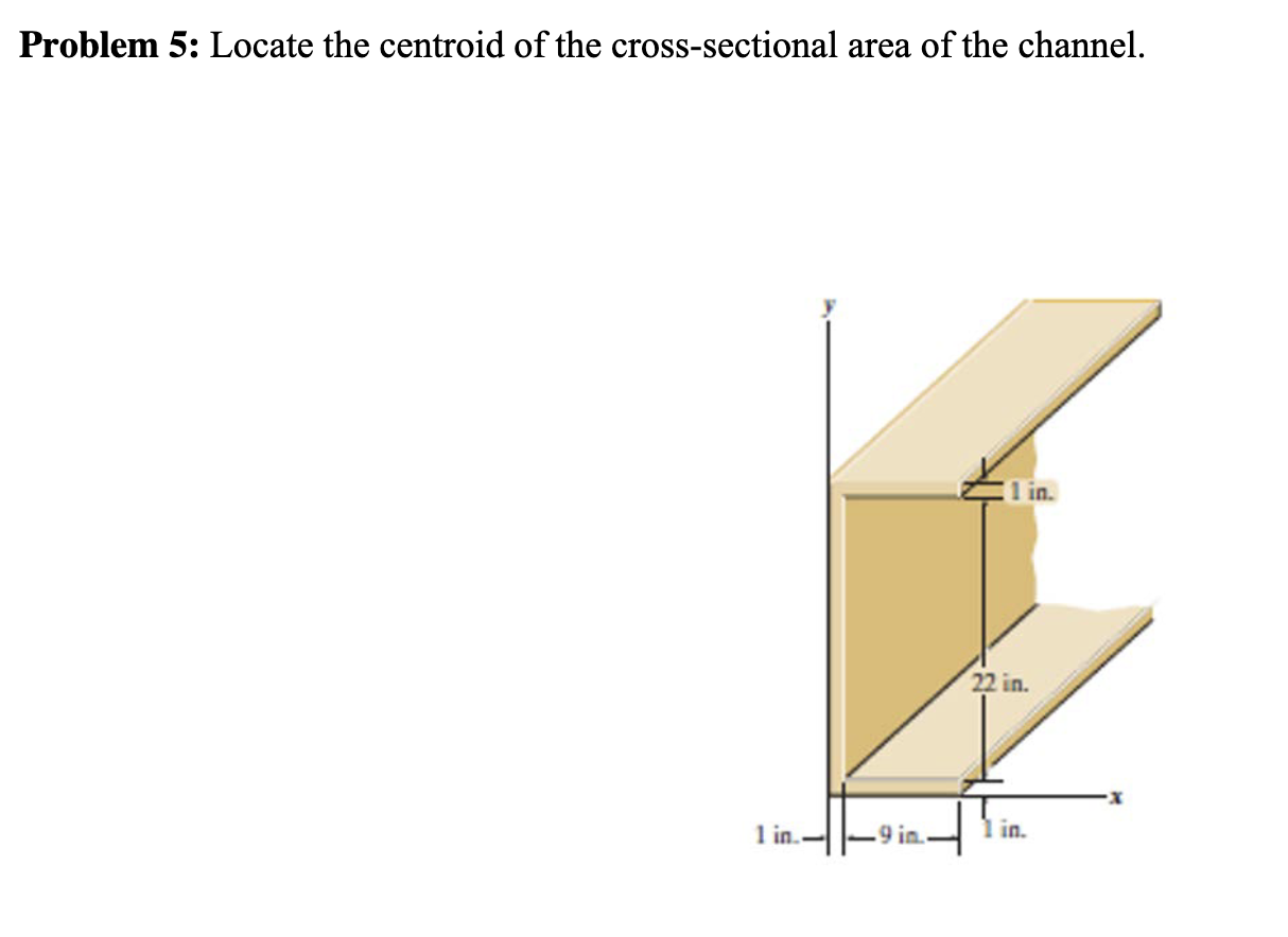 Solved Locate the centroid of the cross-sectional area of | Chegg.com