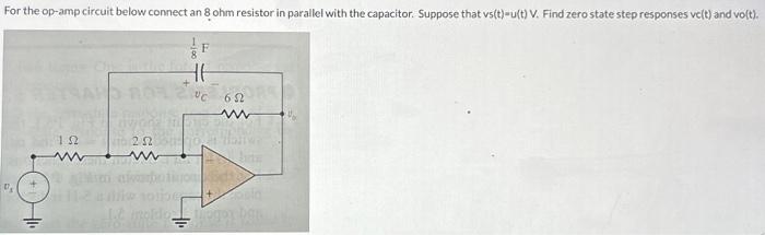Solved vs(t)=u(t)V | Chegg.com