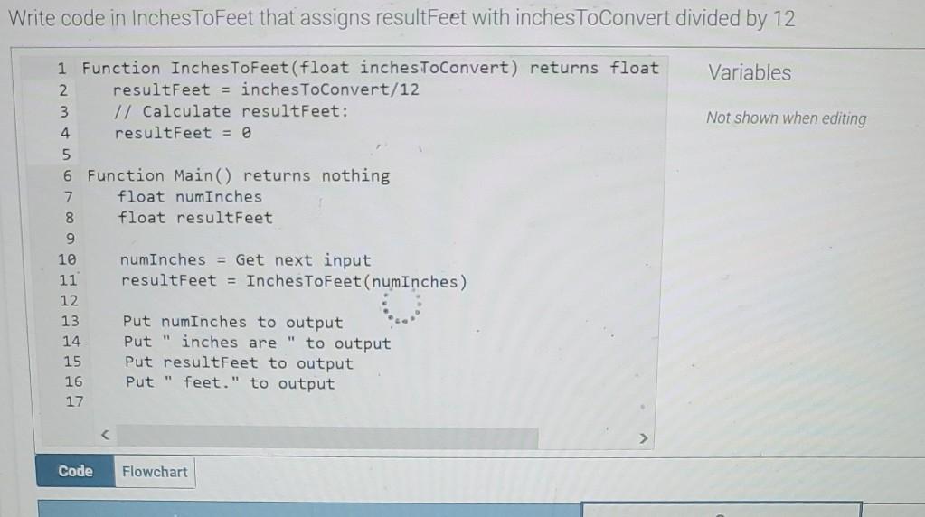 Solved Write code that assigns big Value with the return | Chegg.com