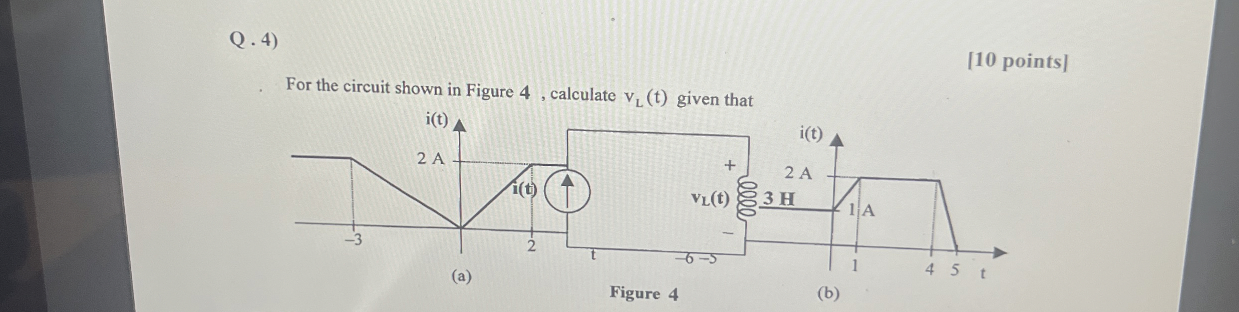 Solved Q.4)For the circuit shown in Figure 4 , ﻿calculate | Chegg.com
