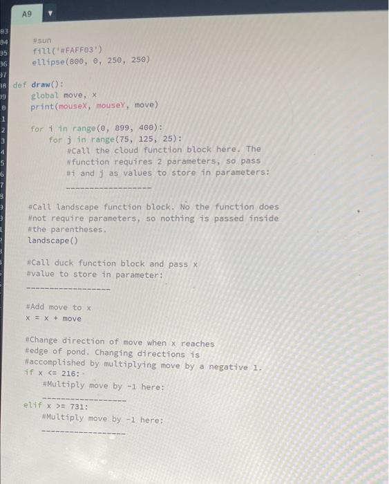 uduck function btock. one paramecel Tequtreds. def | Chegg.com