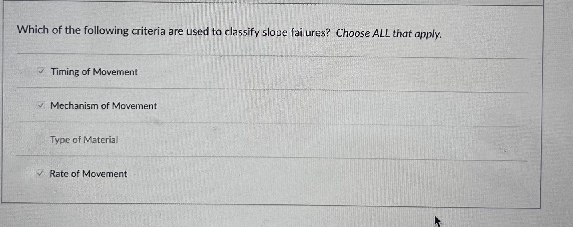 Solved Which of the following criteria are used to classify | Chegg.com
