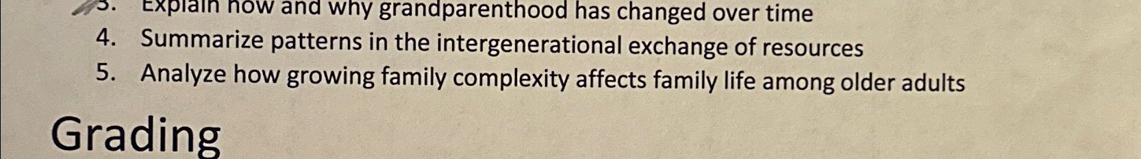 Solved Summarize patterns in the intergenerational exchange | Chegg.com