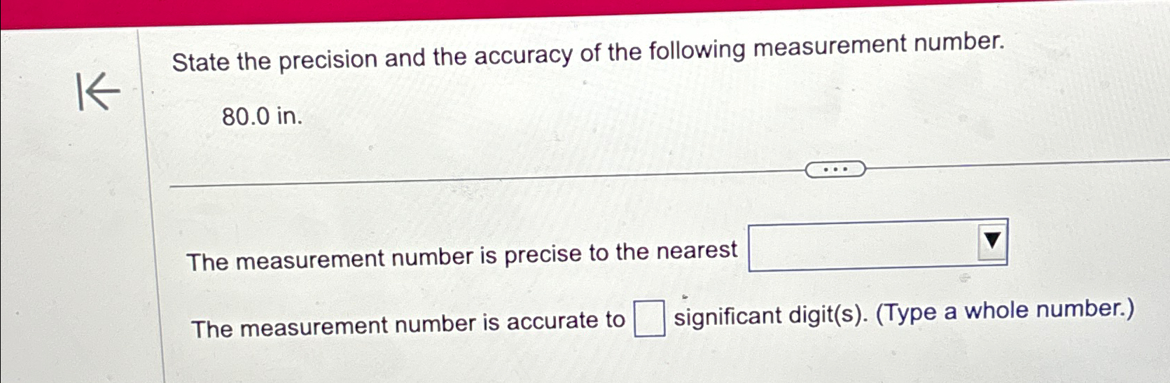 Solved State the precision and the accuracy of the following | Chegg.com
