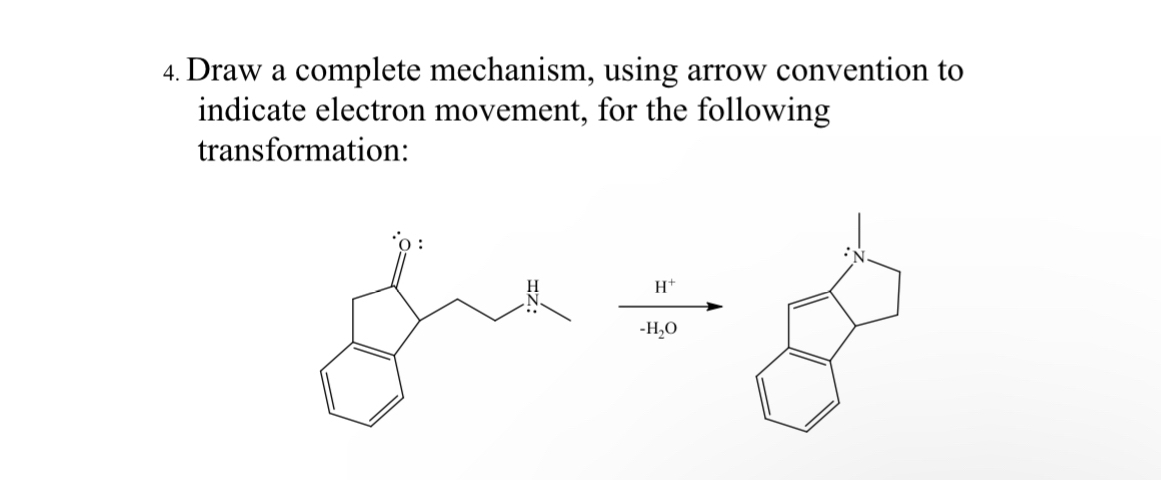 Solved Draw a complete mechanism, using arrow convention to | Chegg.com