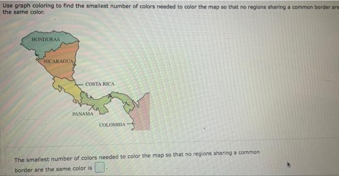 Solved Use graph coloring to find the smallest number of | Chegg.com