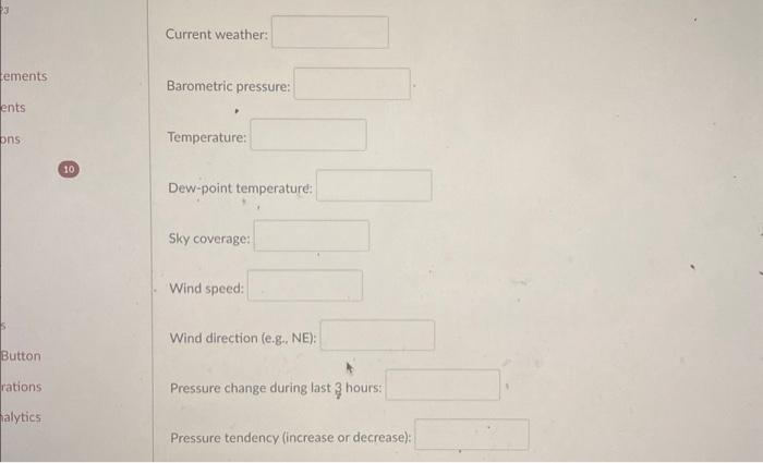 Solved Decode the information the following WMO station | Chegg.com