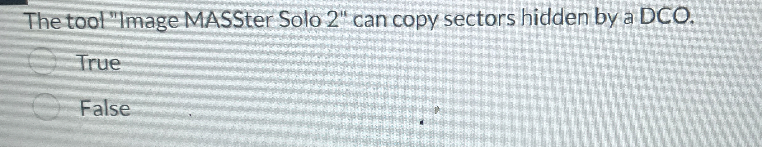Solved The tool "Image MASSter Solo 2" ﻿can copy sectors | Chegg.com