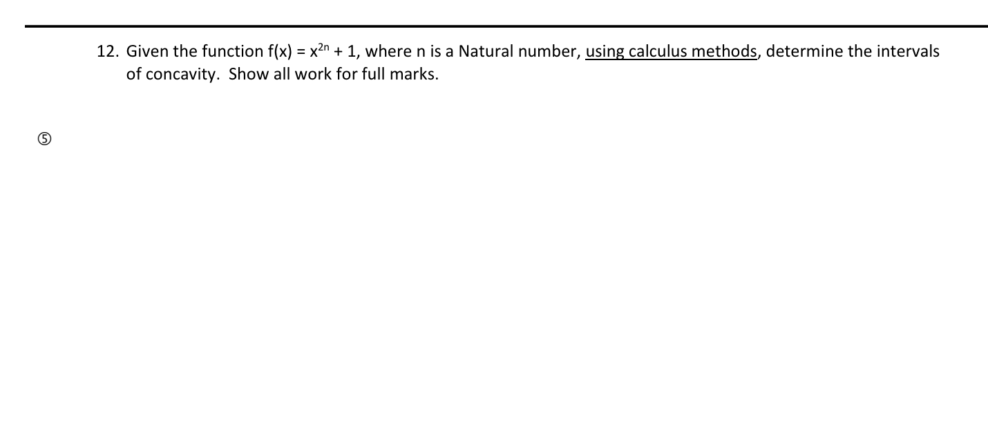 Solved Given the function f(x)=x2n+1, ﻿where n ﻿is a Natural | Chegg.com