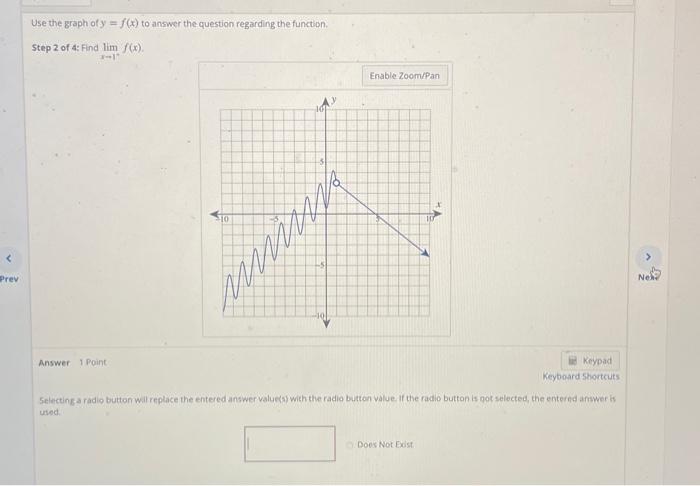 Solved Use the graph of y=f(x) to answer the question | Chegg.com