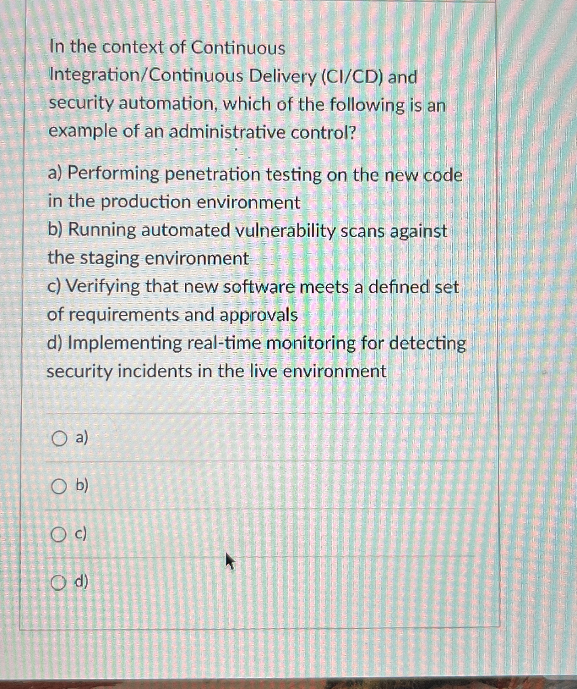 Solved In the context of ContinuousIntegration/Continuous | Chegg.com