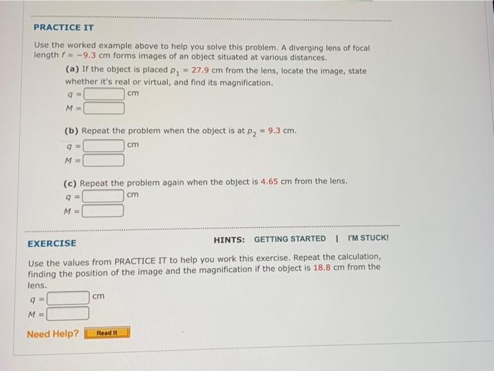 Solved PRACTICE IT Use the worked example above to help you | Chegg.com