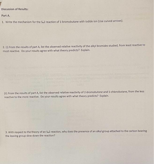 Solved Results and Observations: See Format, Page 2 | Chegg.com