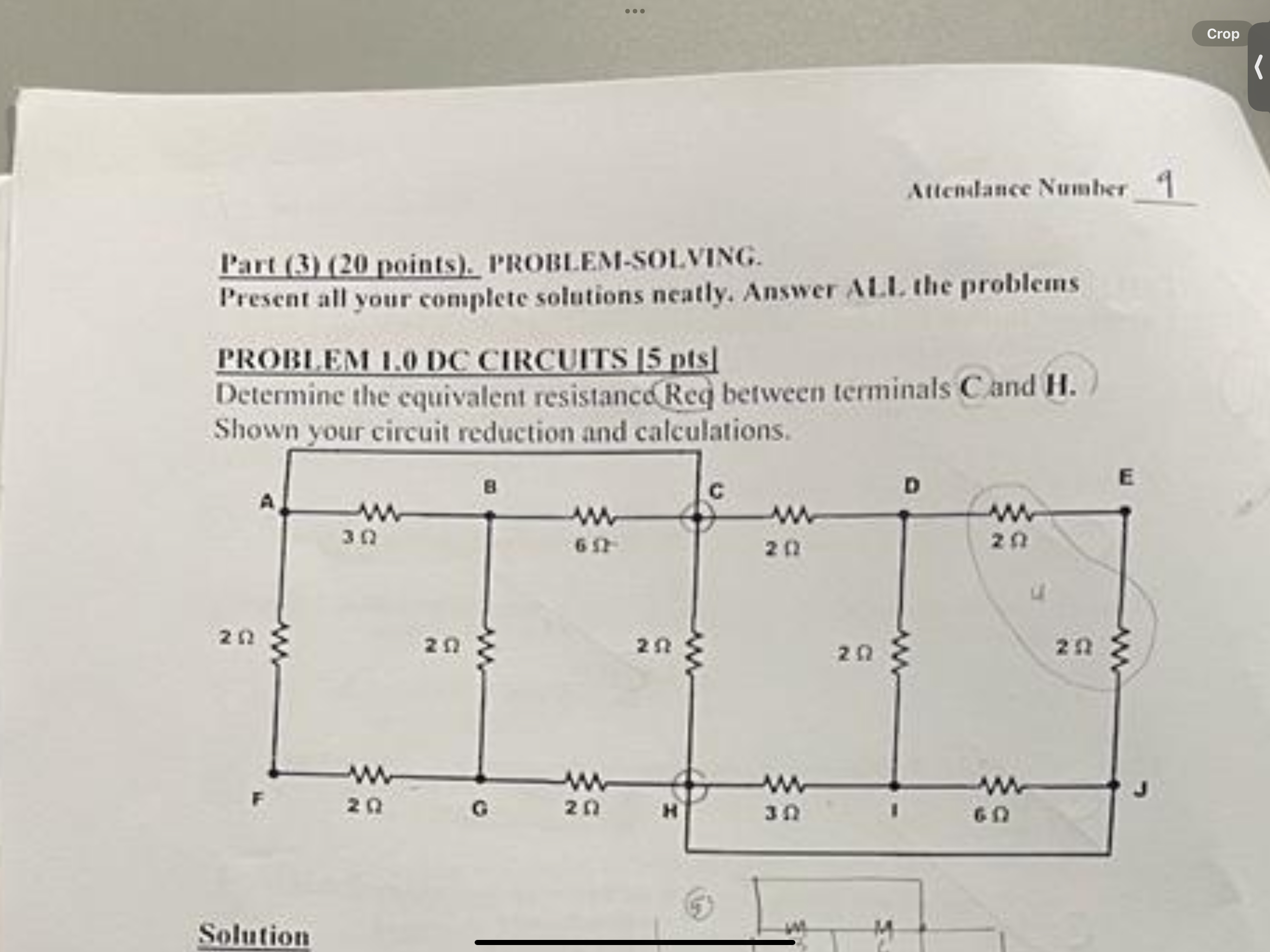 Solved Aticnalance Number 9Part (3) (20 ﻿points). | Chegg.com