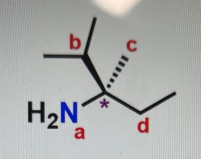 Solved 1.rank the substituents on the asterisked (*) carbon | Chegg.com